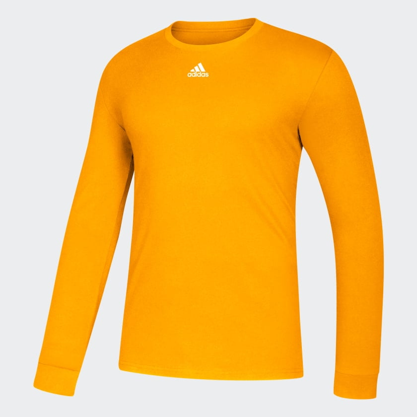 Adidas Creator Long Sleeve Top - Men's Training S Collegiate Gold/White - Walmart.com