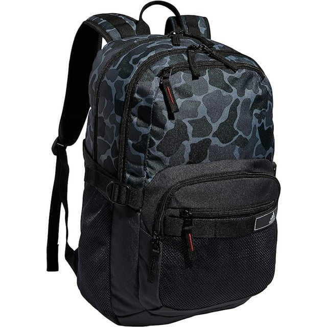 Adidas Energy Backpack, Nomad Camo Grey/Carbon Grey/Vivid Red, One Size ...