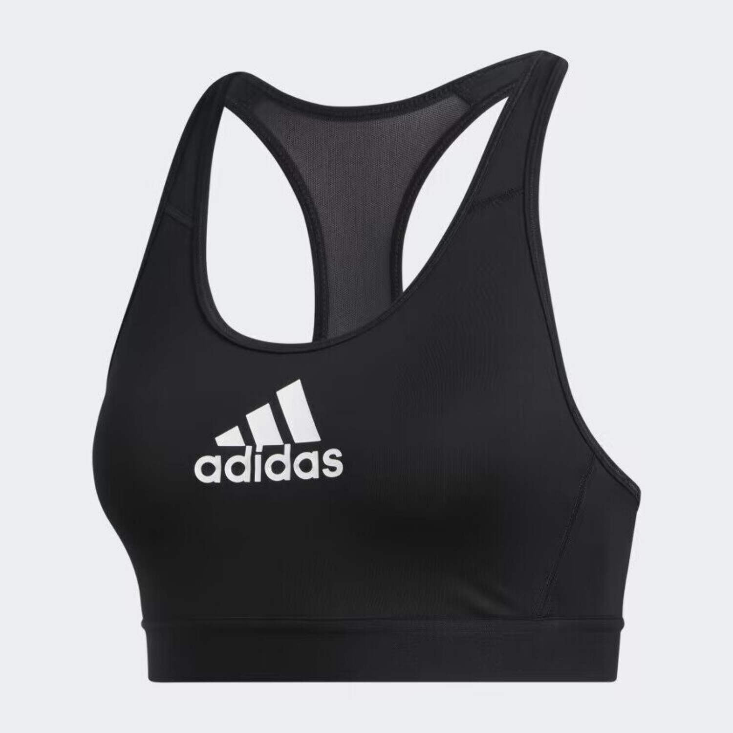 Adidas Womens Dont Rest Alphaskin Racerback Medium Impact Sports Bra ...