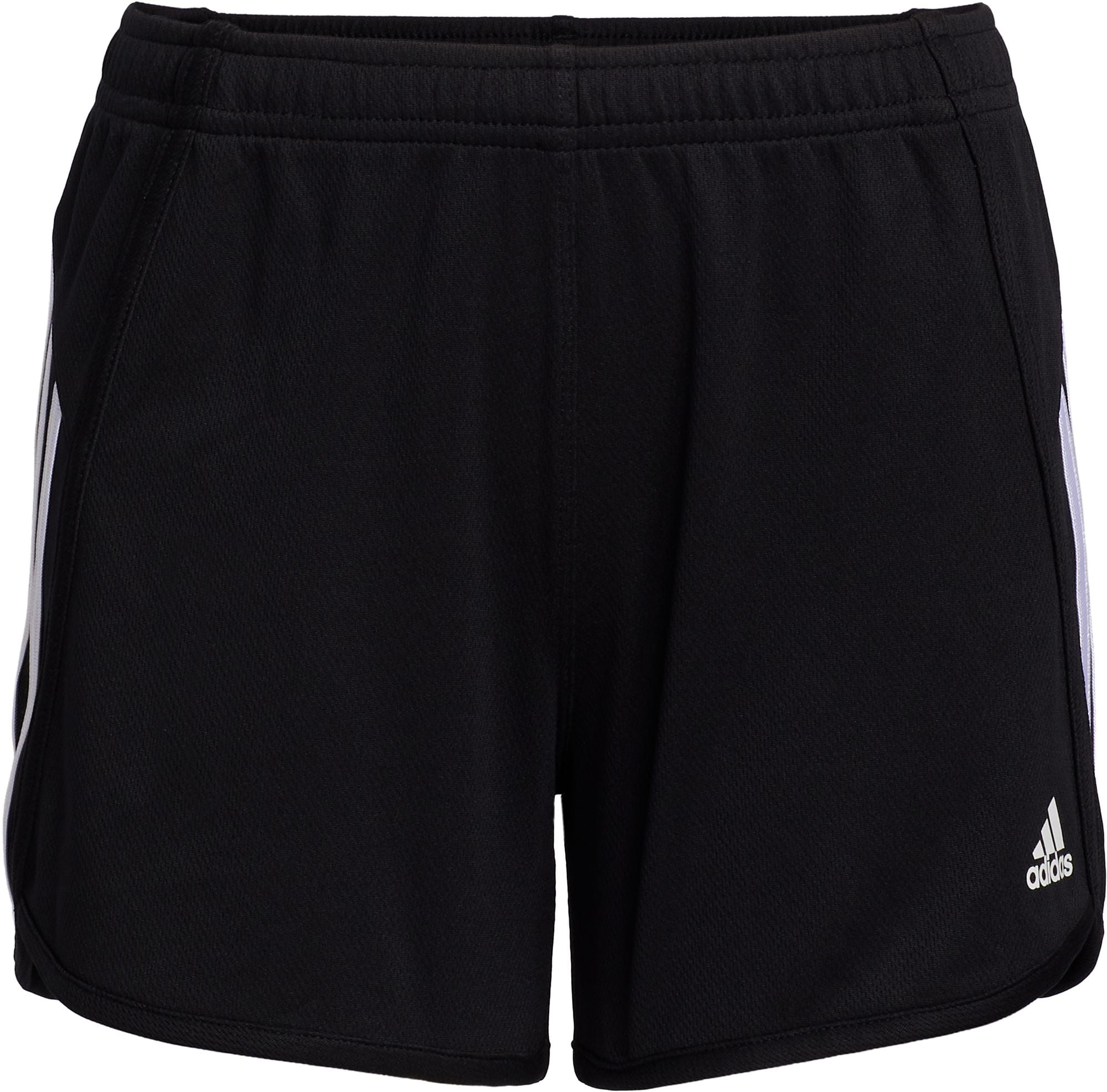 Adidas Girls' 3 Stripe Mesh Short (Black, S) - Walmart.com