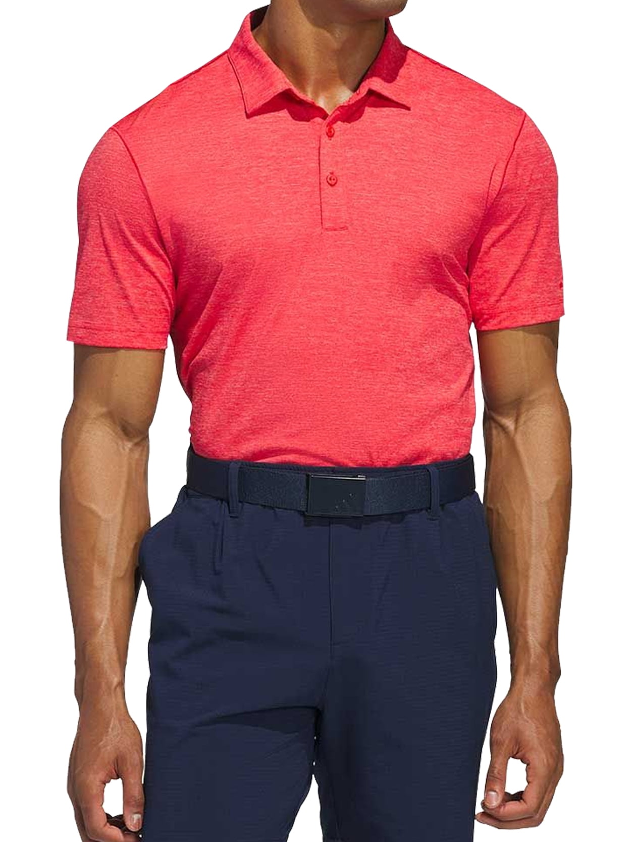 Adidas Golf Men's Ultimate365 Elevated Twistknit Polo Shirt, Medium Pure Ruby - - Walmart.com