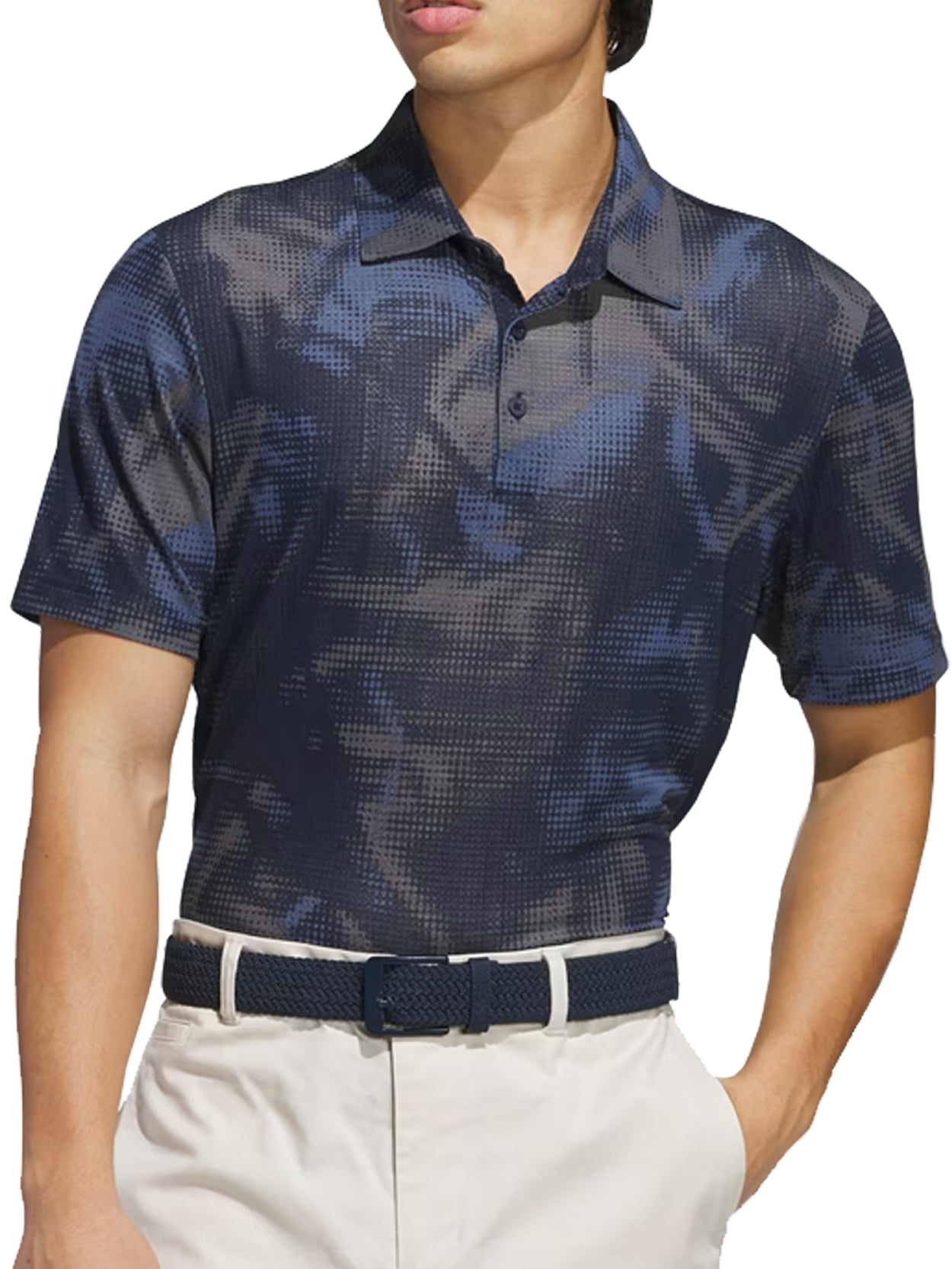 Adidas Golf Men's Ultimate365 Printed Mesh Polo, 2X-Large Navy ...