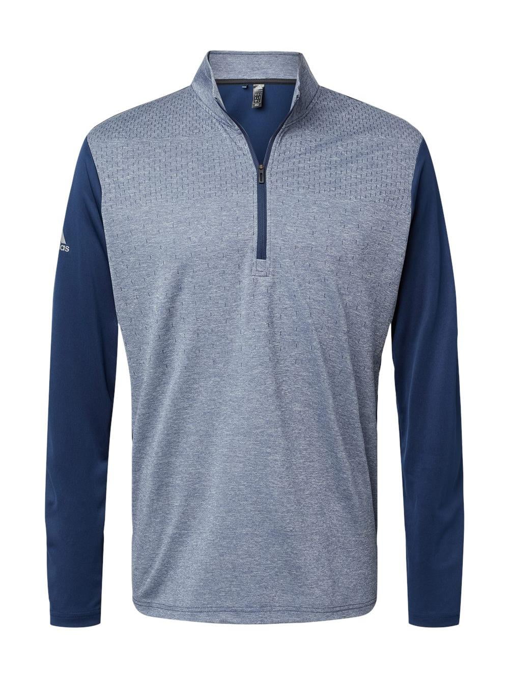 Adidas - Heather Block Print Quarter-Zip Pullover - A522 - Walmart.com