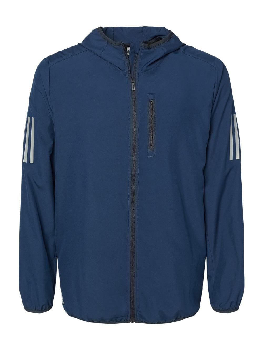 Adidas - Hooded Full-Zip Windbreaker - A524 - Collegiate Navy - Size ...