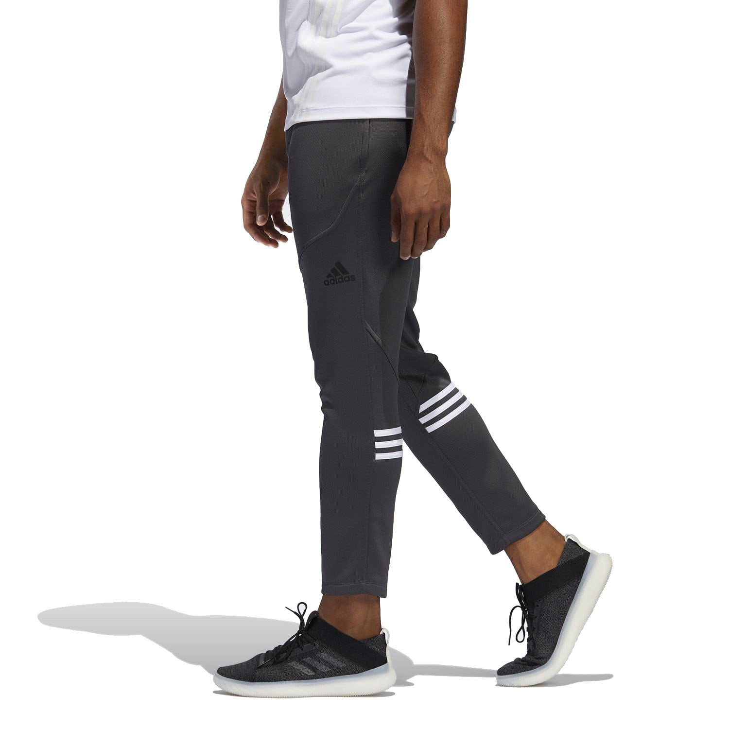 Adidas Men's 3-Stripes Knit Training Pants, Grey Six - Walmart.com