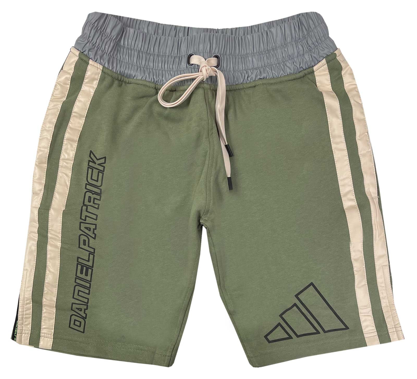 Adidas Men's Daniel Patrick & James Harden Shorts Legacy Green/Linen (S ...