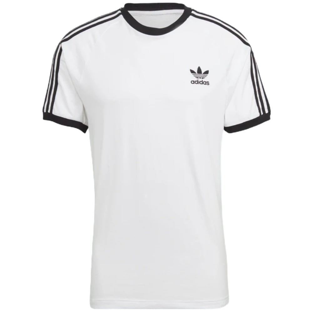 Adidas Men's Original Retro 70s Style Short Slv 3 Stripe Essential ...