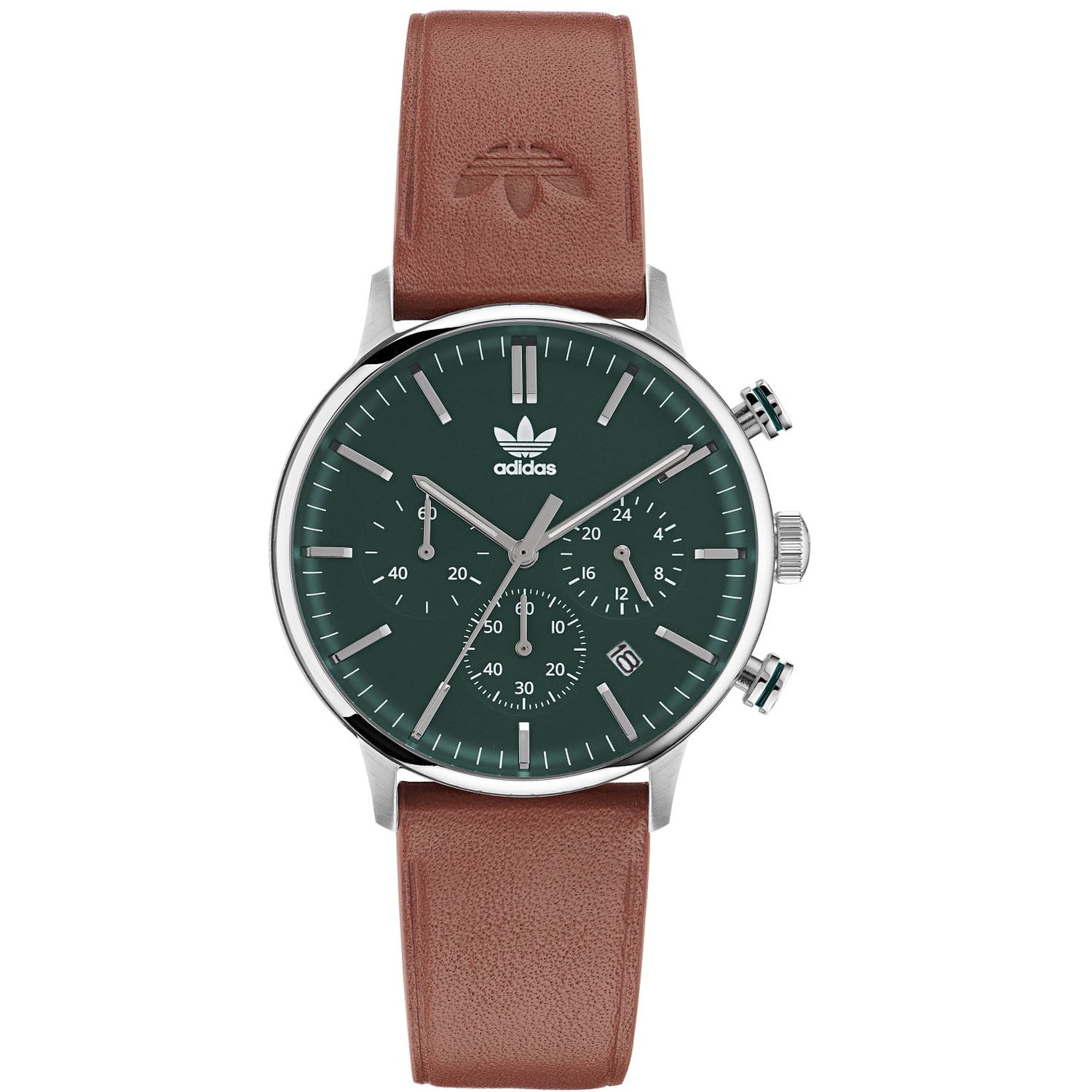 Adidas Men's Originals Style Code One Chrono Green Dial Watch ...