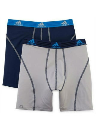 Adidas Men's Relaxed Performance Stretch Cotton Boxer Brief Underwear Deals | emergencydentistry.com