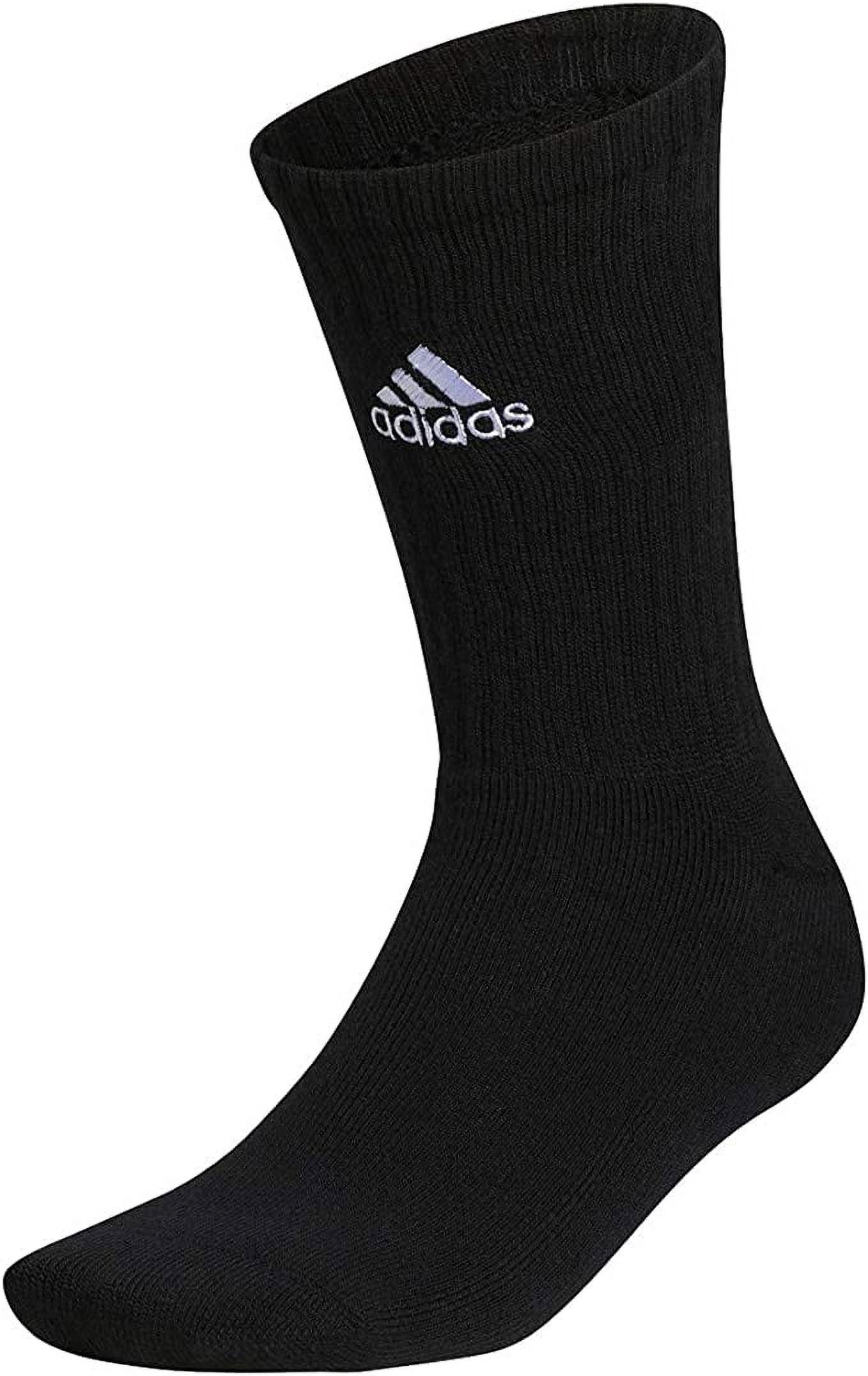 Adidas Men's Team Crew King Size Socks 6 Pairs Black 4XL - Walmart.com
