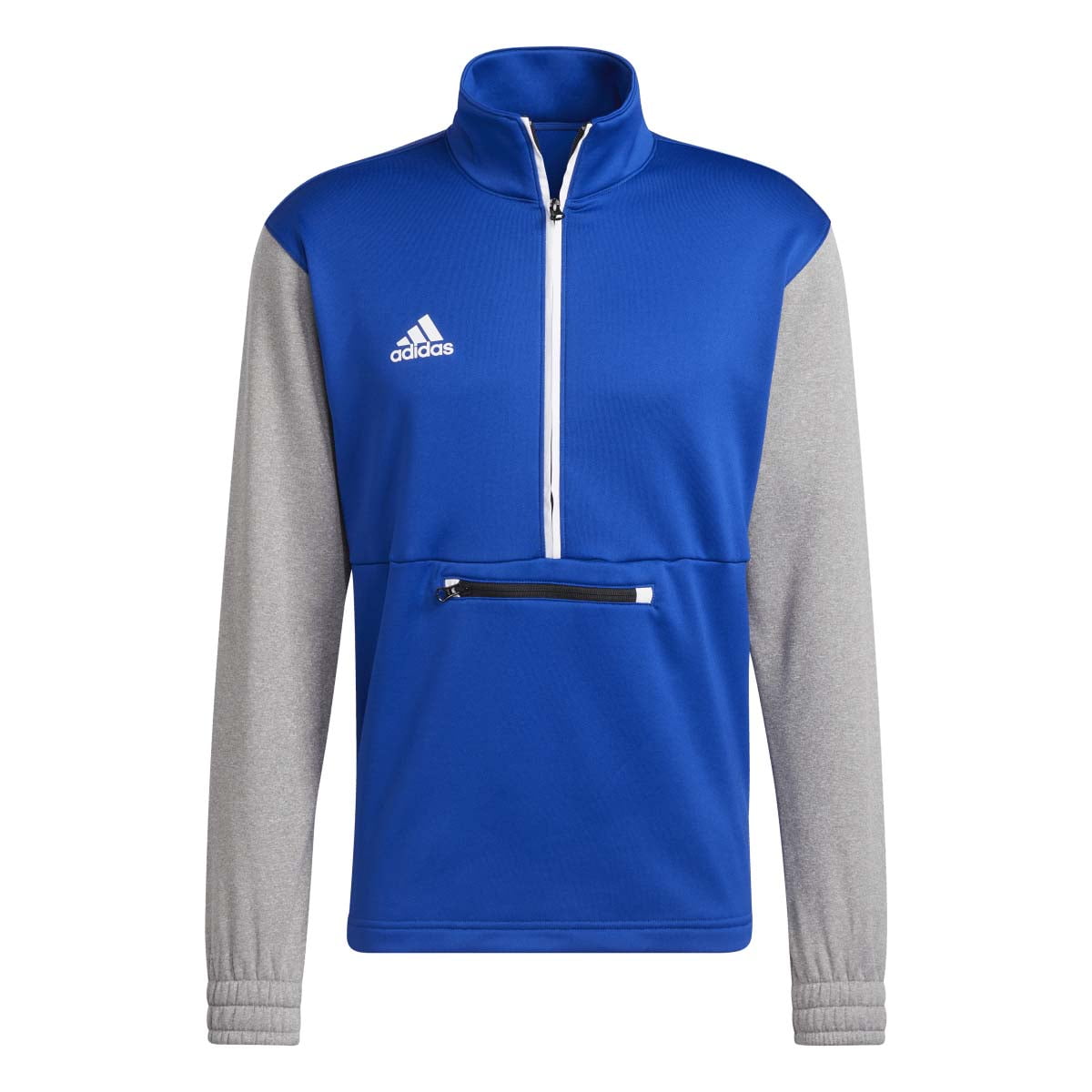 Adidas Men's Team Issue 1/4 Zip Pullover XL Royal | Gray - Walmart.com