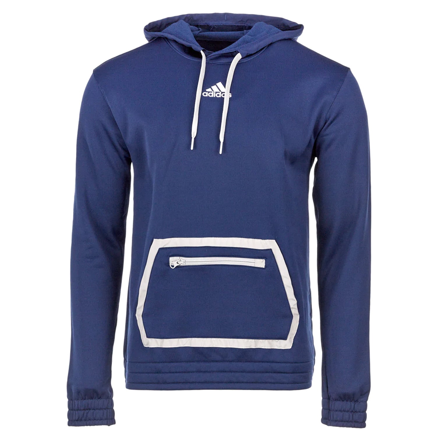 Adidas Men's Team Issue Pullover Hoodie XL Navy | Gray - Walmart.com