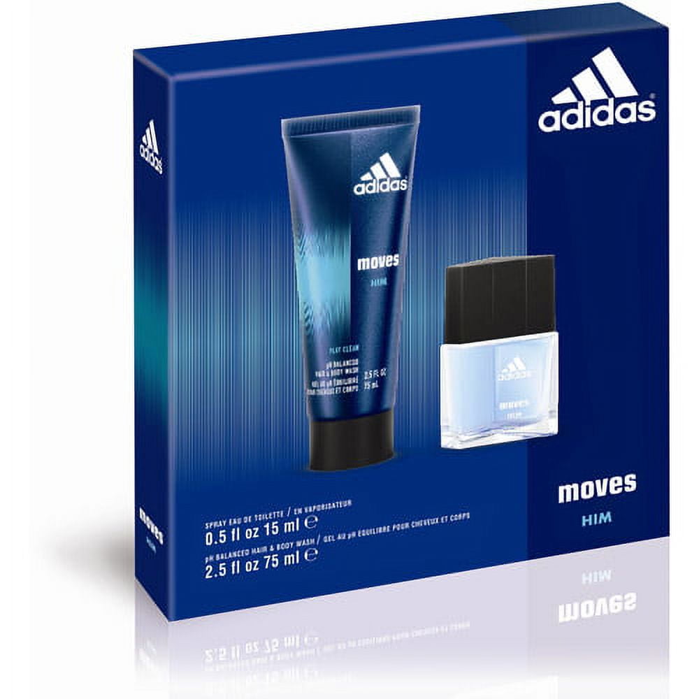 Adidas Moves by Adidas Gift Set - .5 oz Eau De Toilette Spray + 2.5 oz ...