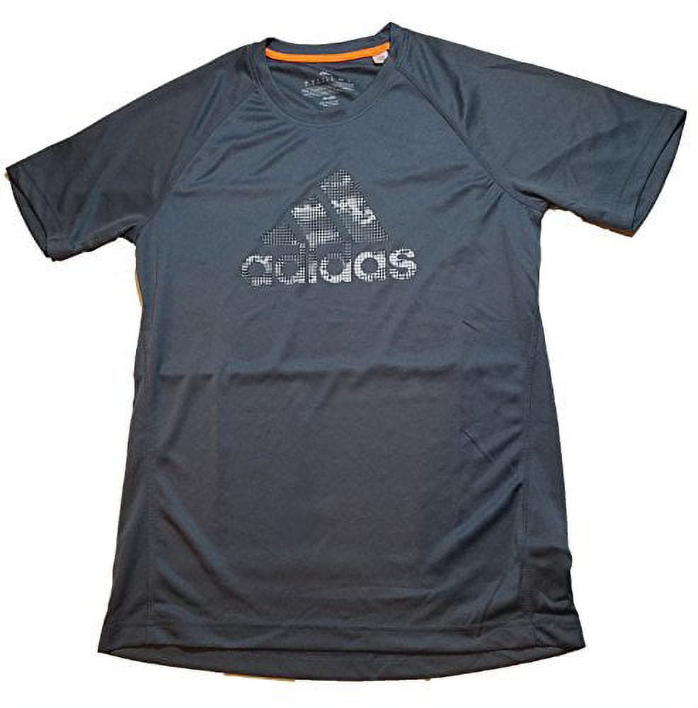 Adidas Performance Climalite Logo Tshirt (Large, Onix) - Walmart.com