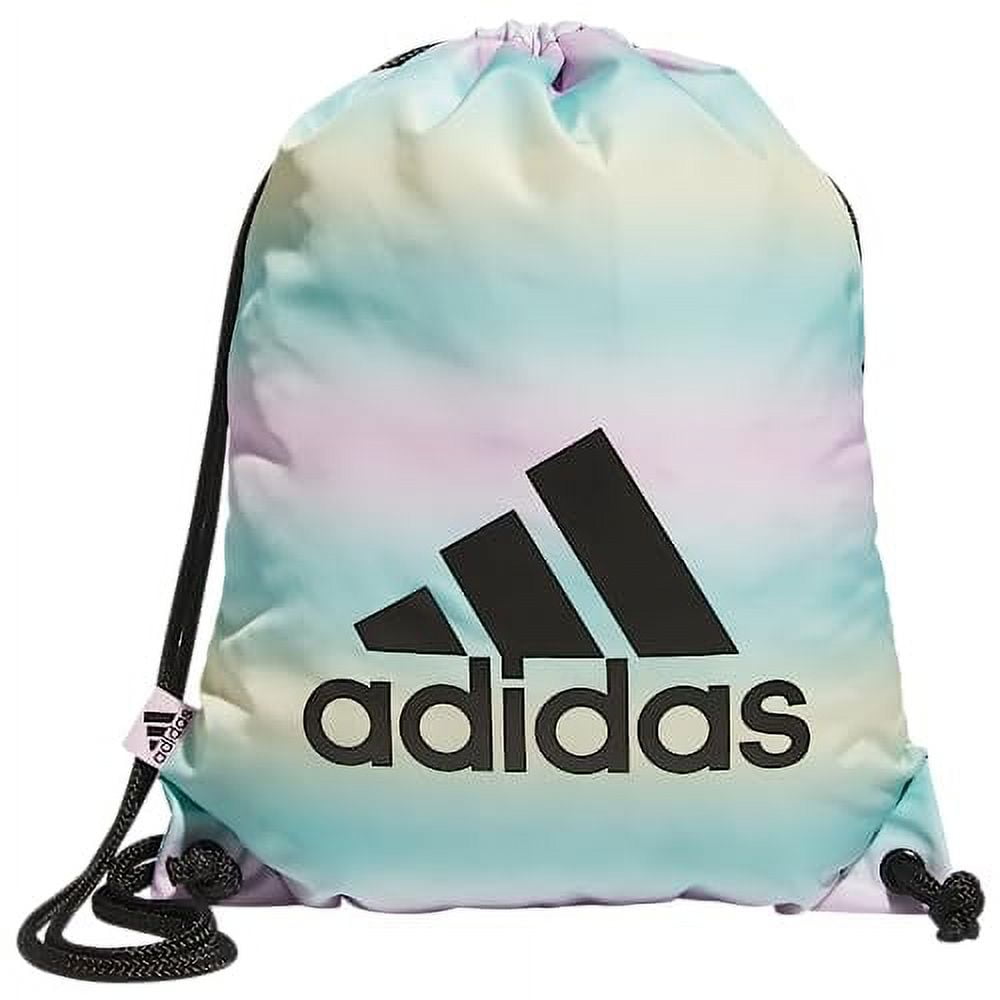 Adidas Ready Sackpack/Backpack, Gradient Flash Aqua/Black - Walmart.com