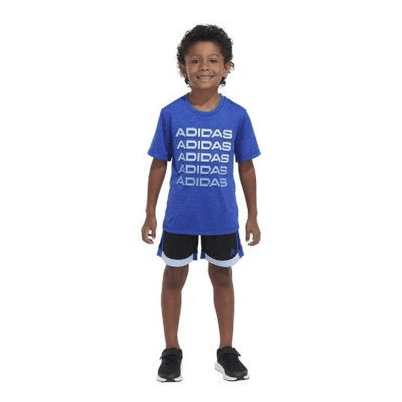 Adidas SEMI LUCID BLUE Toddler Boys 2-pc. Short Set, US 3T - Walmart.com