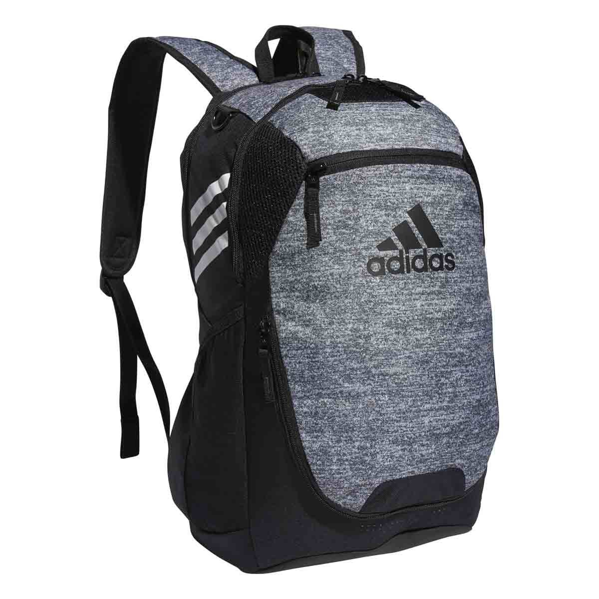 Adidas Stadium 3 Backpack Gray, Water-Resistant Base, Mesh Pockets ...