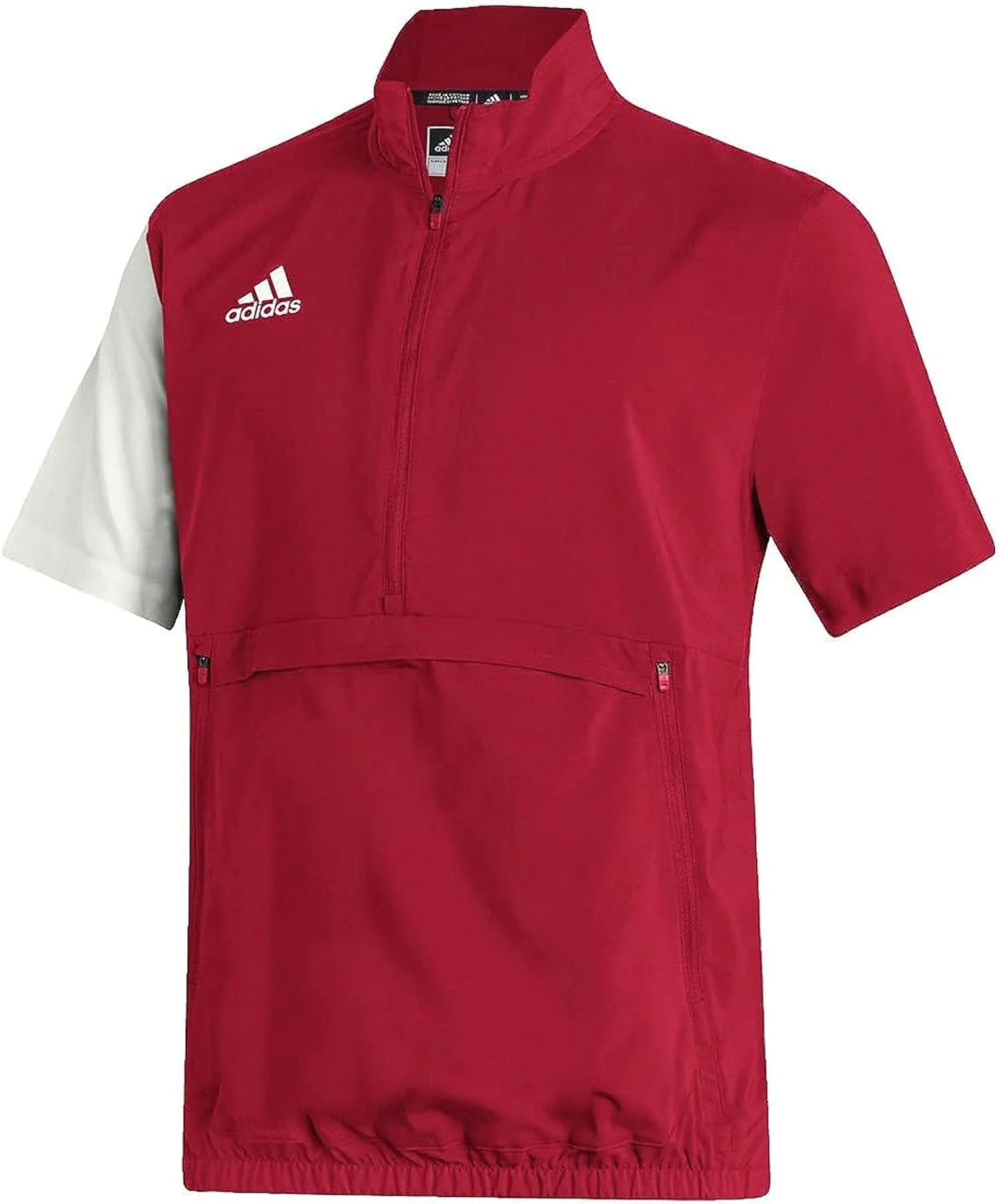 Adidas Stadium Quarter Zip Woven Men's Short Sleeve Pullover - Walmart.com