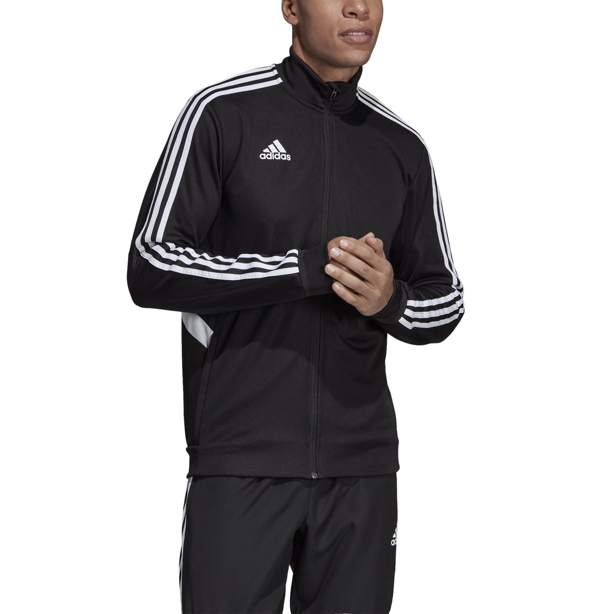 Adidas Tiro Track Jacket Black/White - Walmart.com