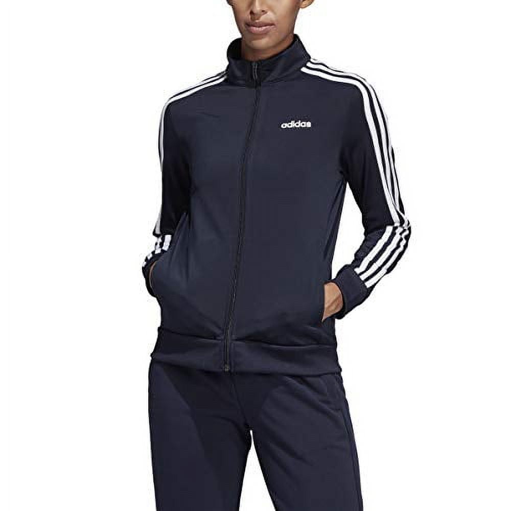 Adidas Women Essentials 3-Stripes Track Jacket - Walmart.com