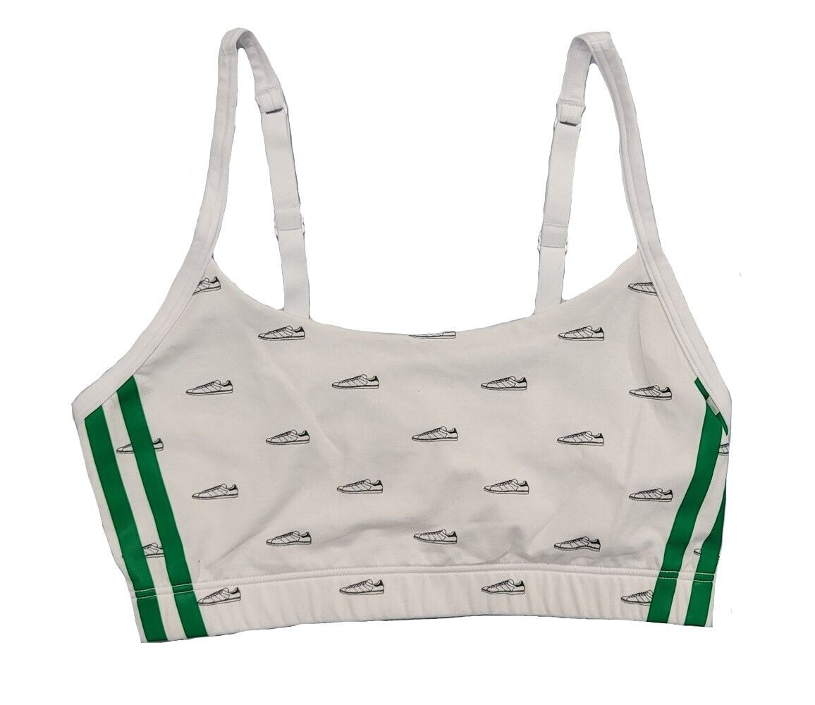 Adidas Women's 3-Stripes Scoop Bralette - 4A4H00 (Stan Smith, S ...