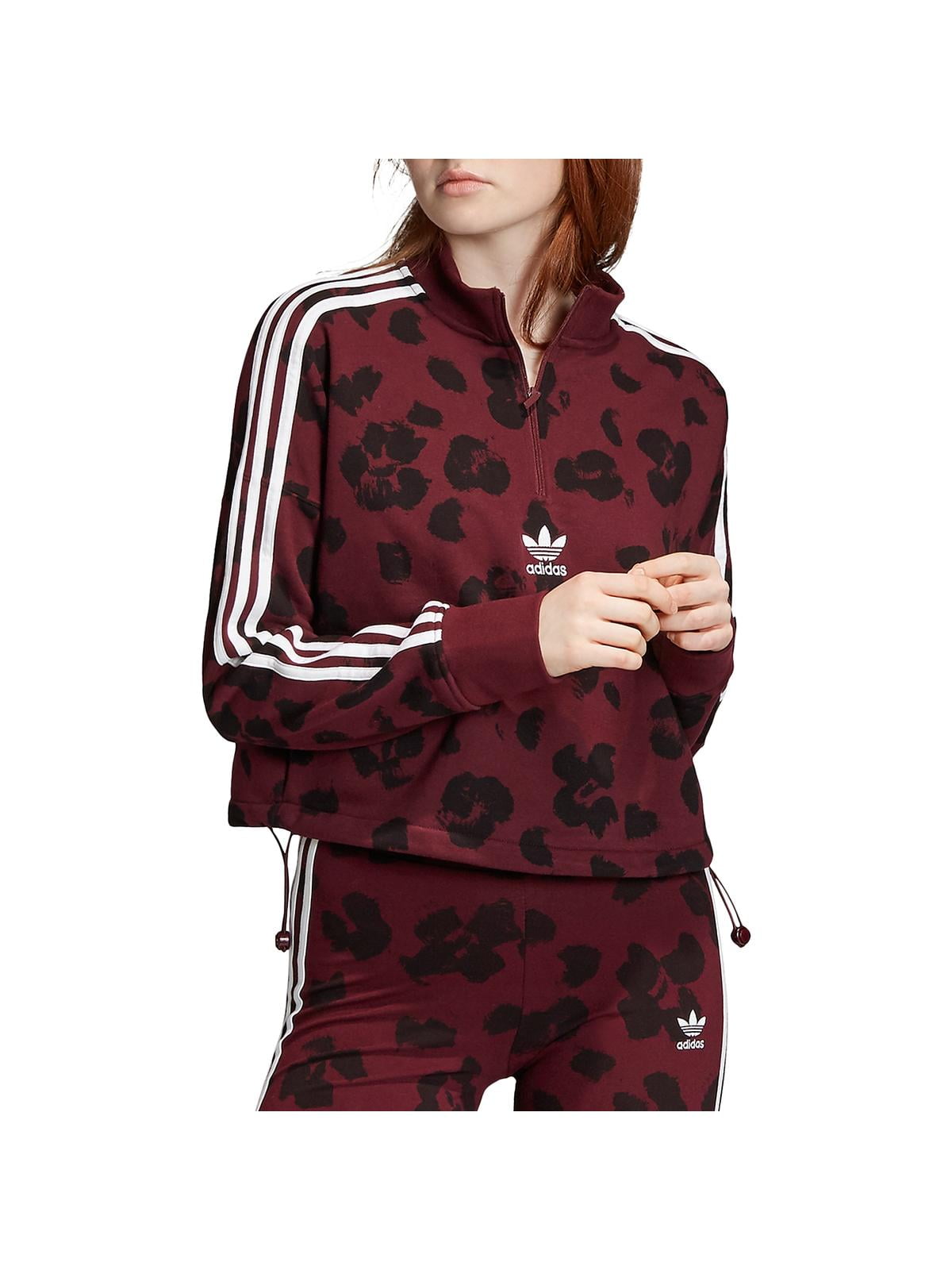 Adidas Women's Activewear Workout Sweatshirt Red Size L - Walmart.com
