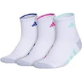 Adidas Women's Cushioned Quarter Socks, 3 Packs, Medium - Walmart.com