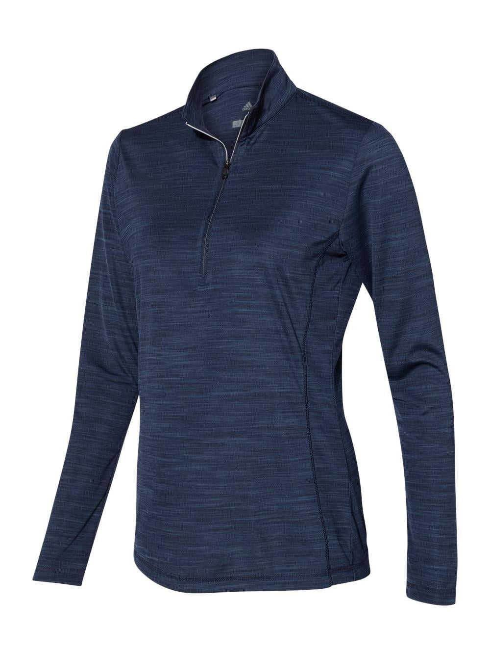 Adidas - Women's Lightweight Mélange Quarter-Zip Pullover - A476 ...