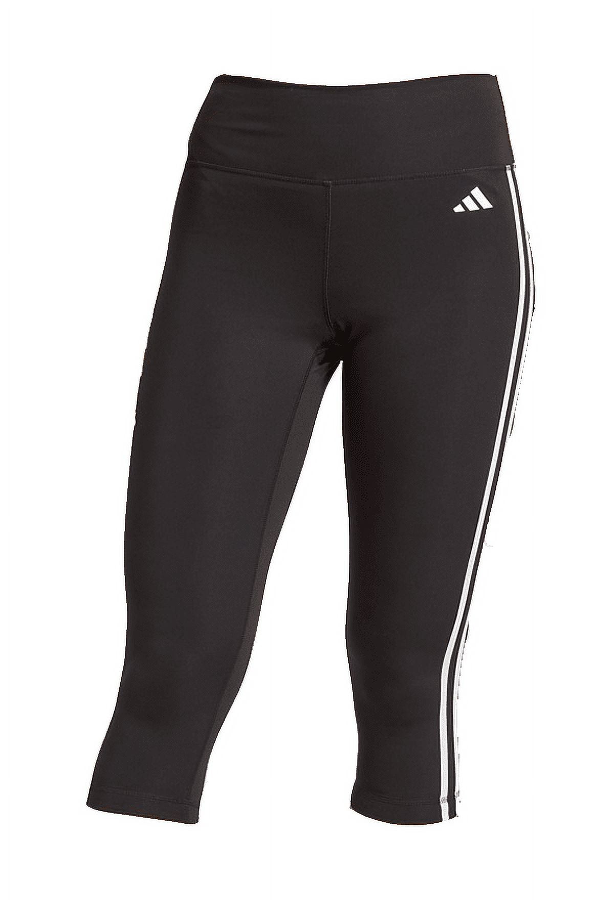 Adidas Women's Train Essentials 3-Stripes 3/4 Tights - Walmart.com