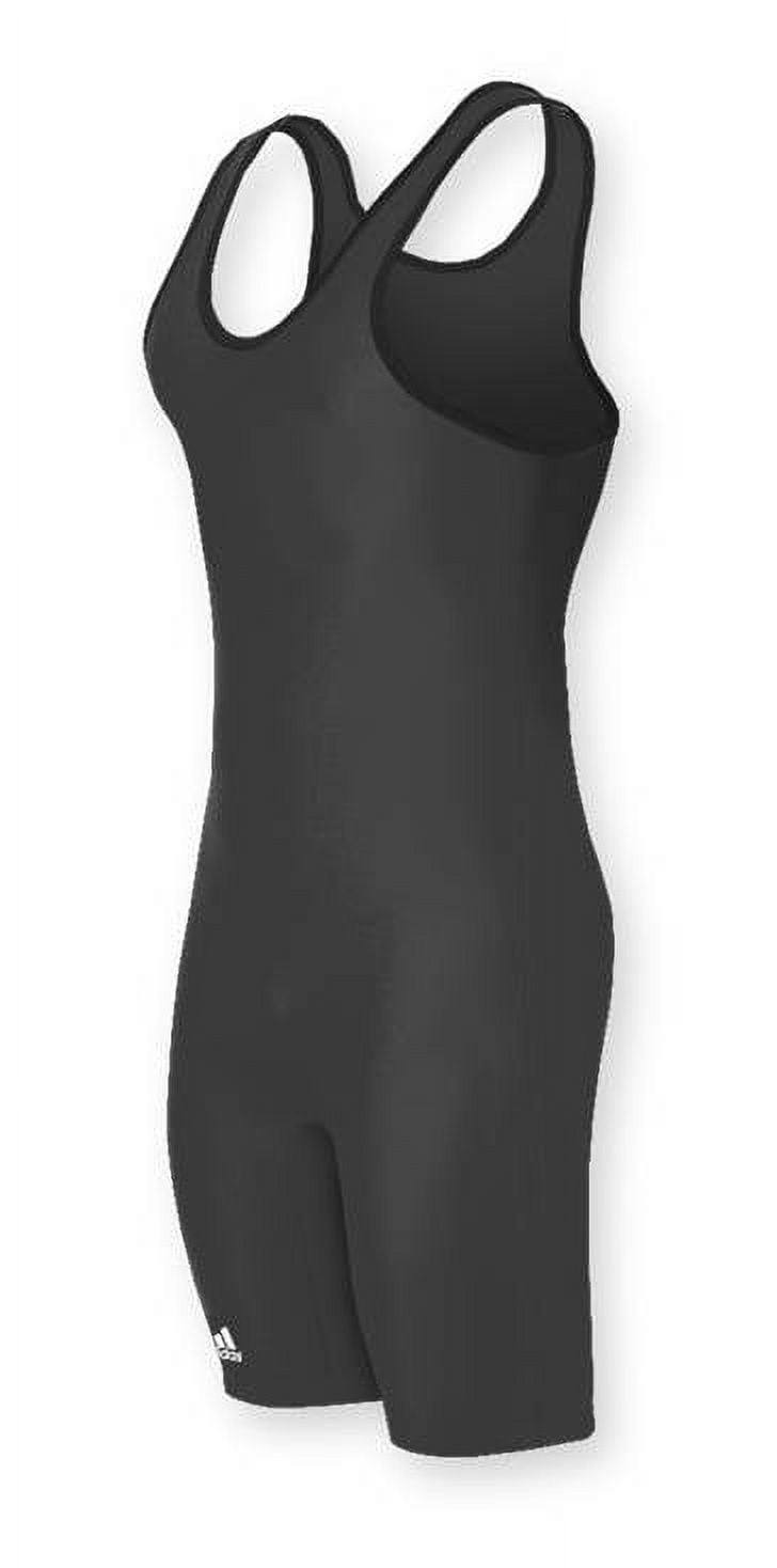 Adidas aS101s Lycra Solid Wrestling Singlet, Black, Youth Large - Walmart.com