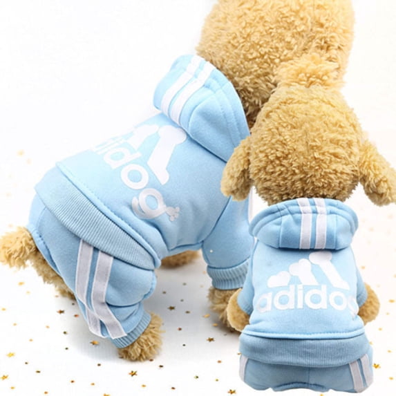 Adidog Hoodie, Small to Medium Dogs, Warm Winter Pet Clothes, Cotton ...
