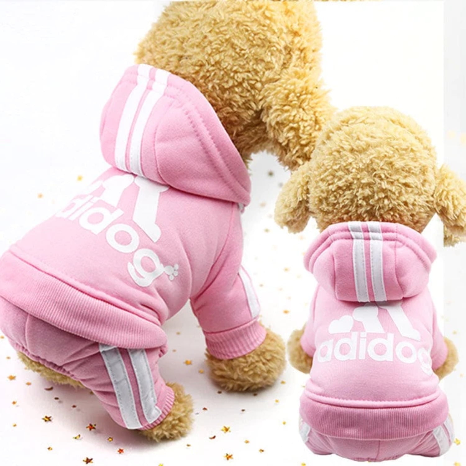 Adidog Hoodie | Small to Medium Dogs - Walmart.com