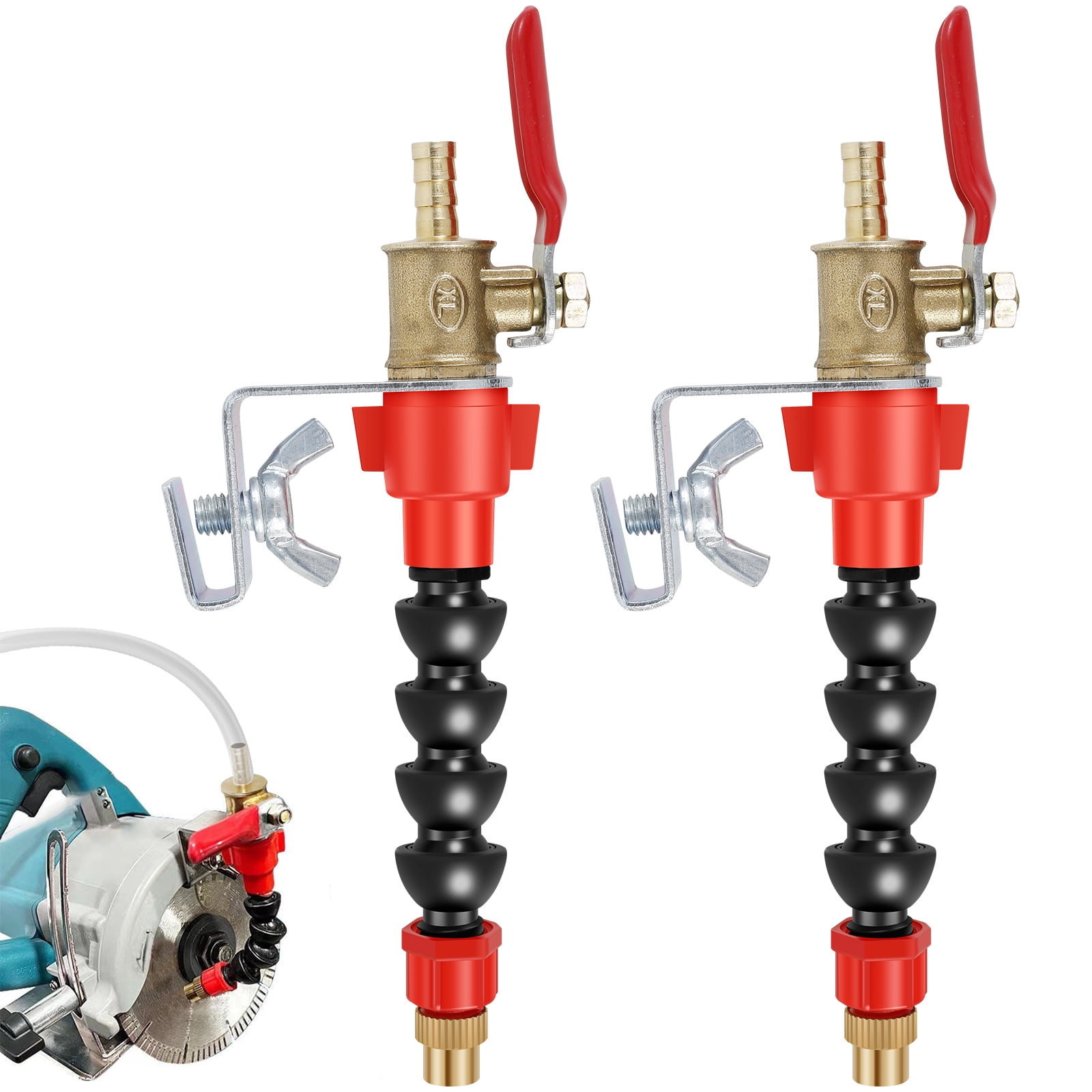 Adifare 2Pcs Dust Remover Water Sprayer Brass Misting System Water ...