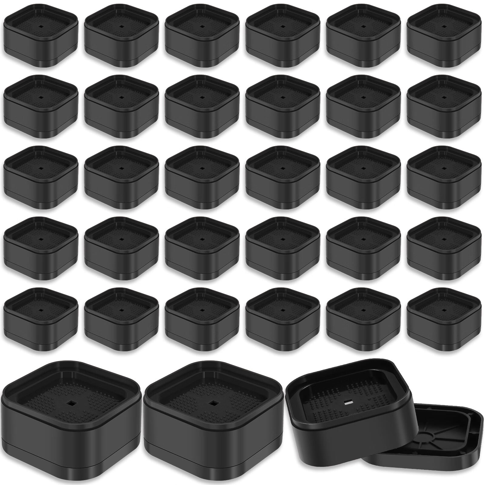 Adifare 32Pcs Furniture Risers Portable Bed Non-Slip Chair Risers ...