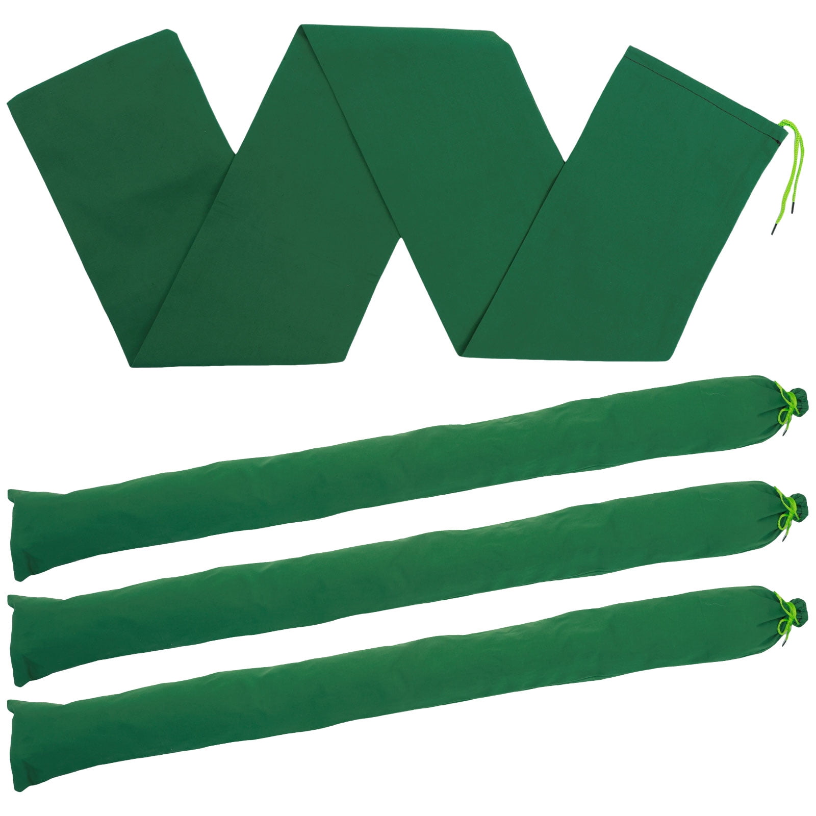 Adifare 4Pcs Long Canvas Sandbags Flood Water Barrier Sandbags ...