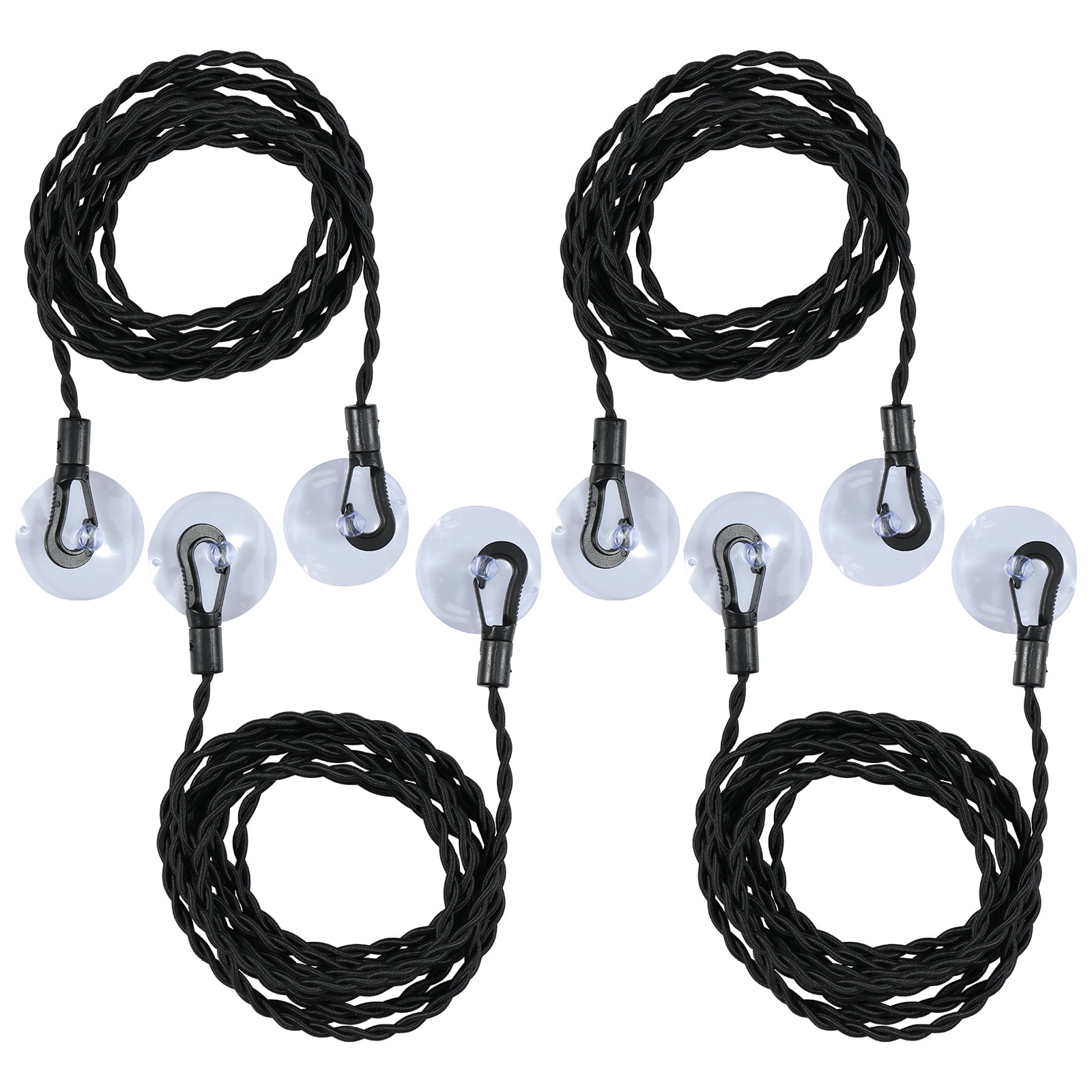 Adifare 4Pcs Travel Clothesline Retractable 14.76 Ft Camping ...