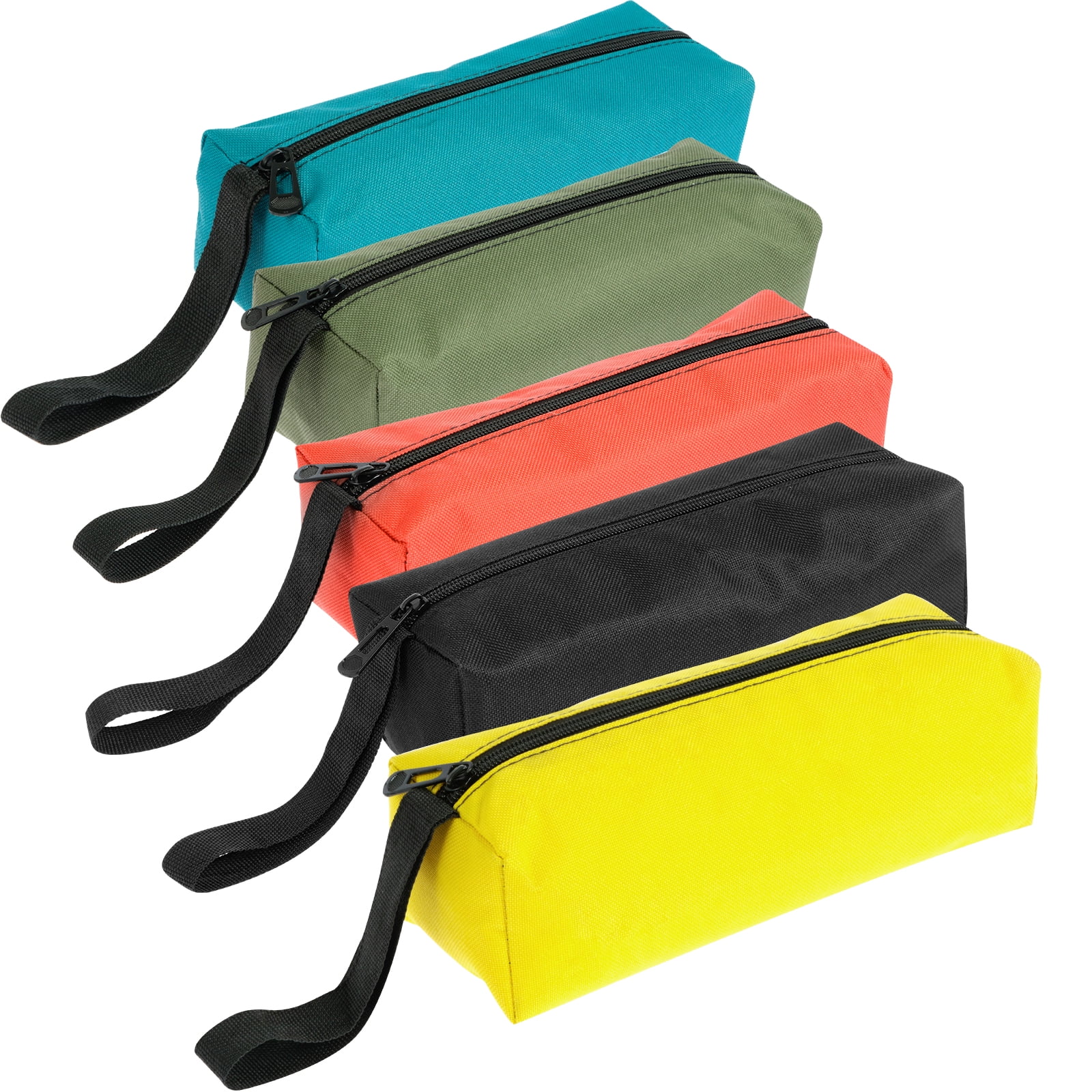 Adifare 5Pcs Heavy Duty Multi-purpose Canvas Zipper Tool Pouches Bag ...