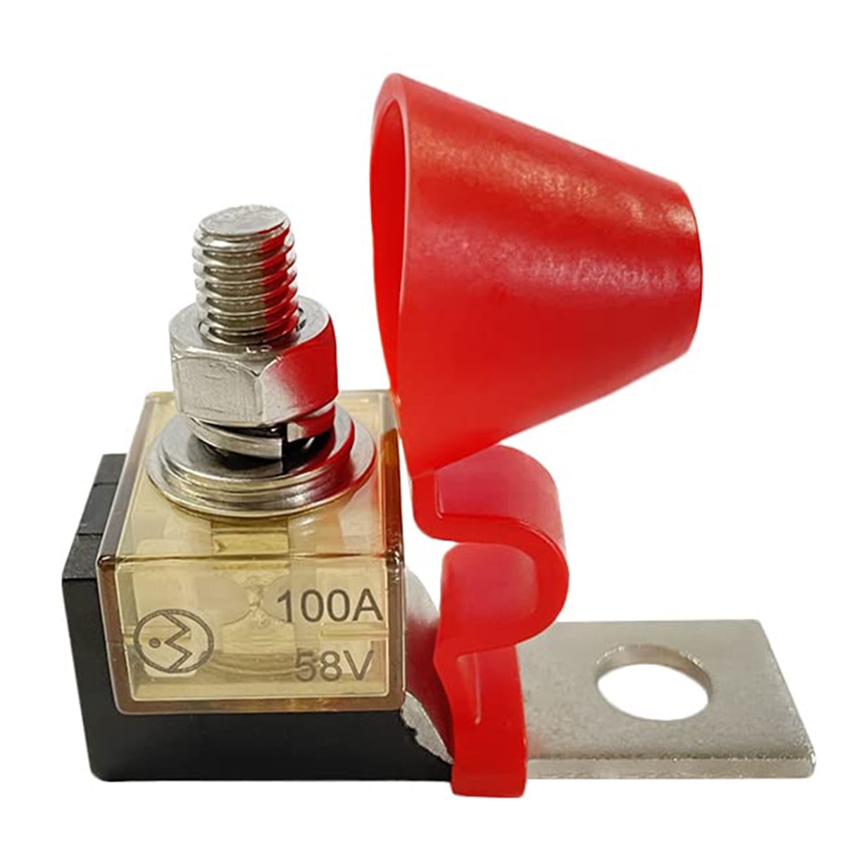 Adifare 60/100/300Amp MRBF Terminal Fuse Block Kit Single Stud 5/16 ...