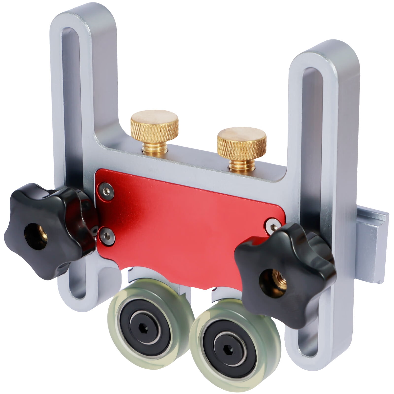 Adifare Bearing Roller Feeder Aluminum Alloy Woodworking Stock Roller ...