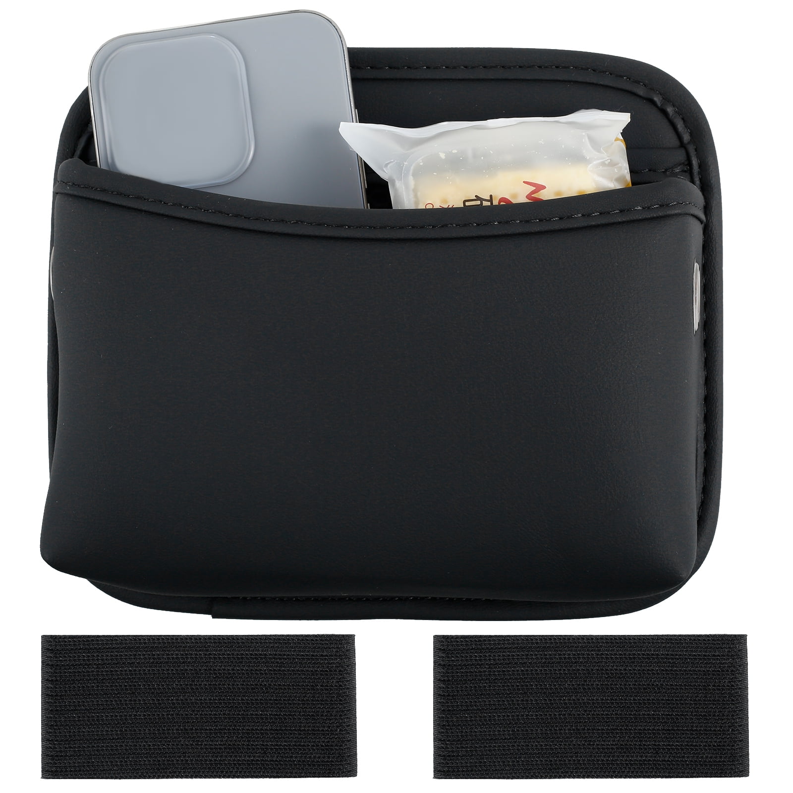 Adifare Car Seat Gap Filler, Leather Auto Seat Storage Pouch Waterproof ...