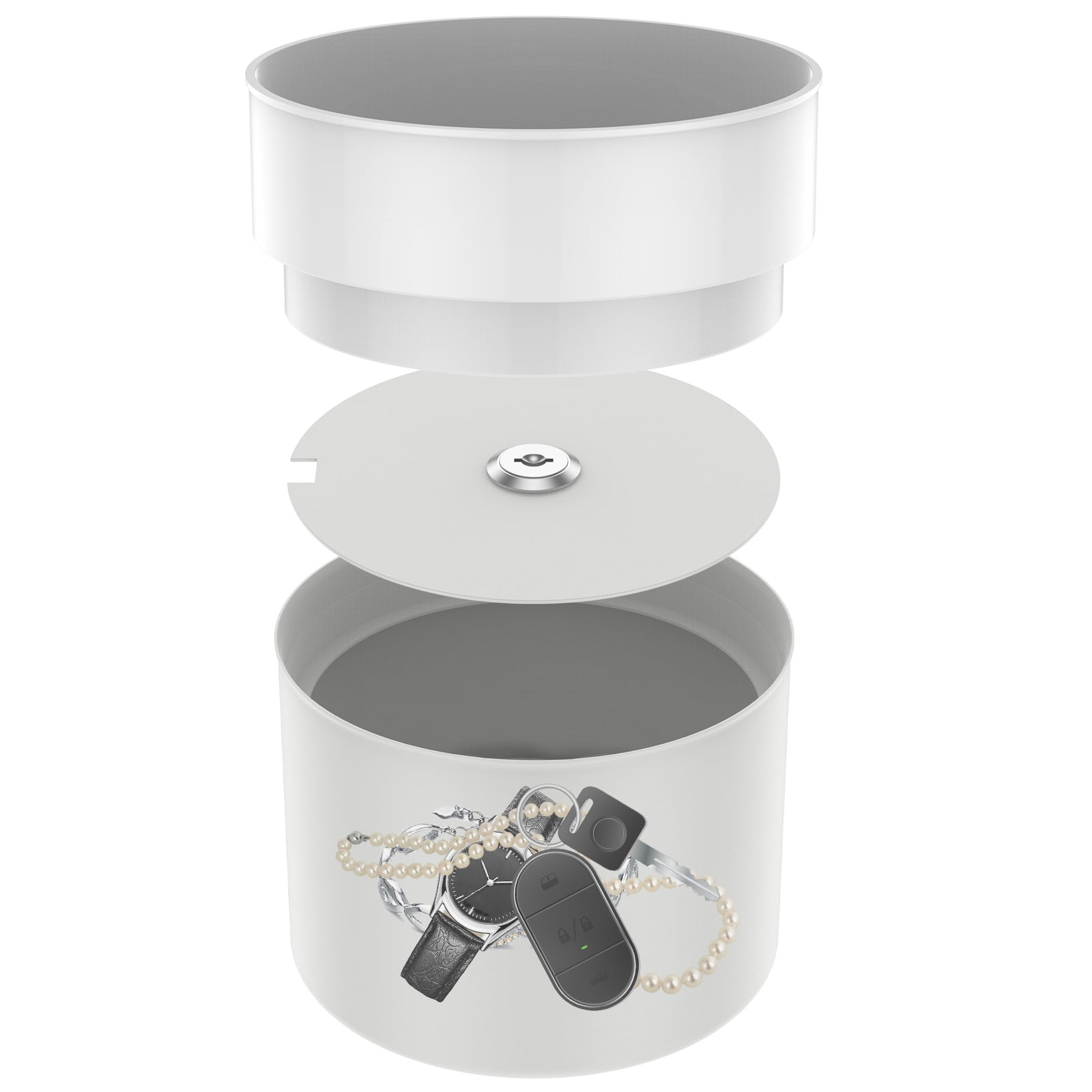 Adifare Flower Pot Diversion Safe 2 Layer Flower Pot Secret Compartment ...