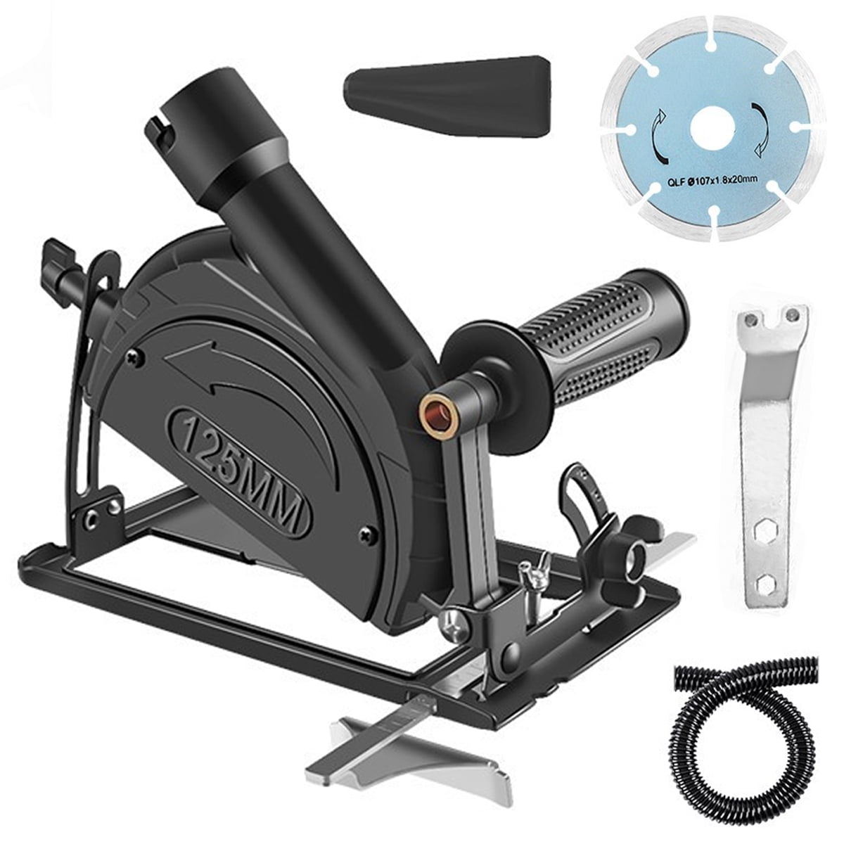 Adifare Hand Angle Grinder Converter to Cutter Holder Kit 45°Adjustable ...