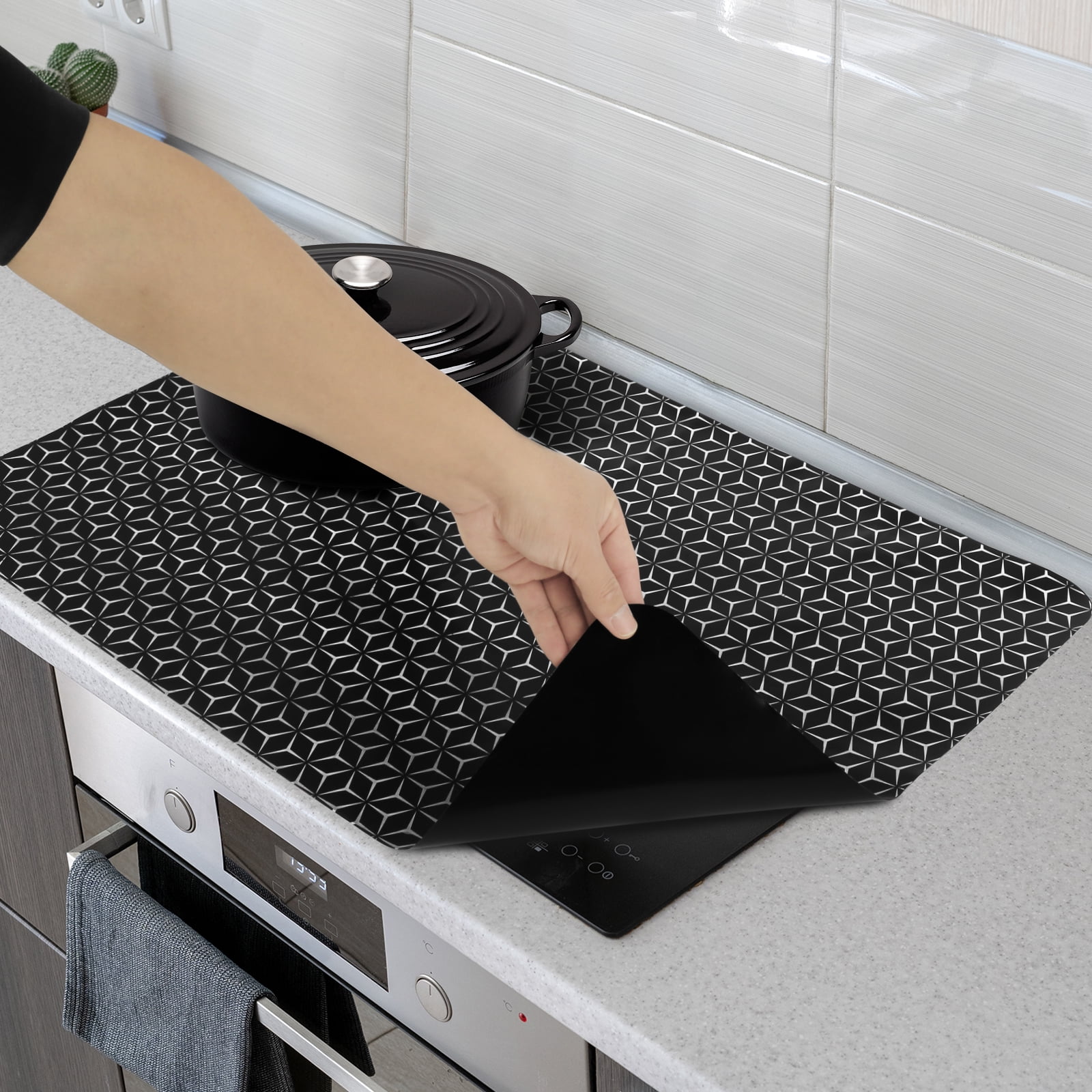 Adifare Induction Cooktop Mat Silicone Induction Cooker Covers Heat ...