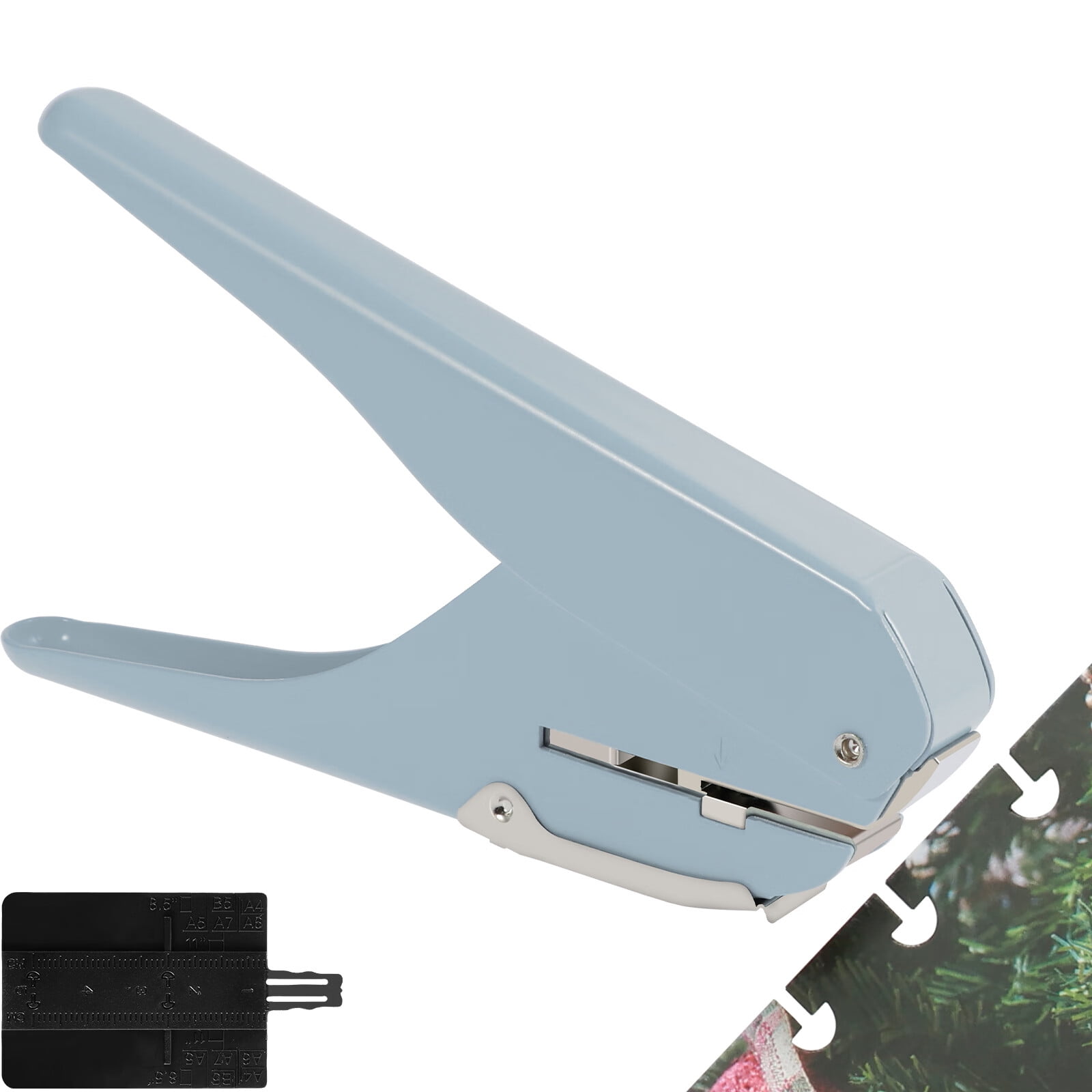 Adifare Mushroom Hole Punch Precise Mushroom Paper Puncher with Ruler ...
