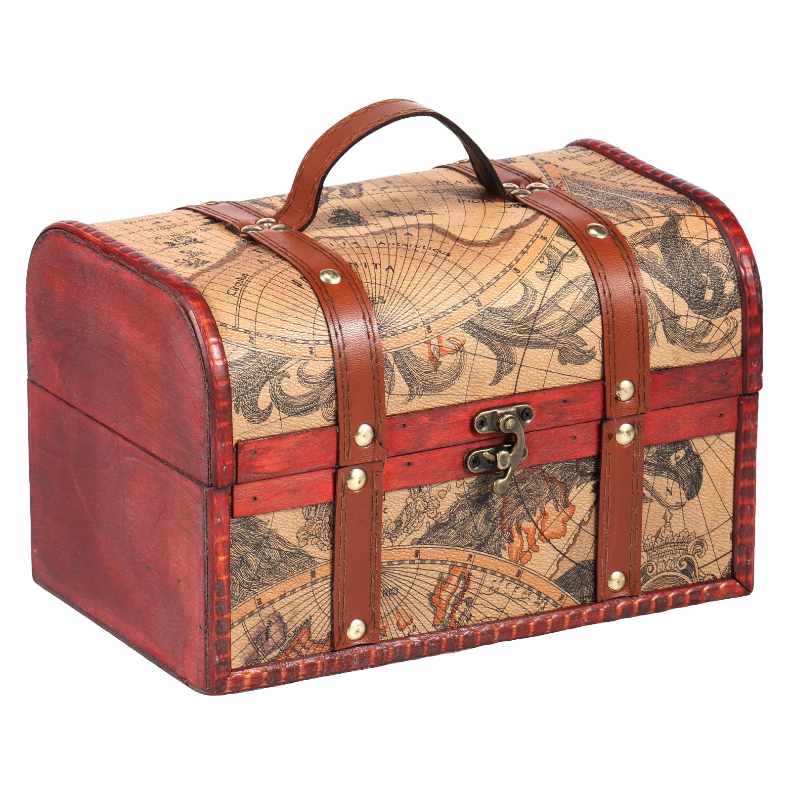 Adifare Pirate Treasure Chest Vintage Treasure Chest Box Decorative ...