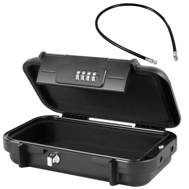 Portable Travel Safe Lock Box 4-Digit Combination Mini Safe Box, Anti ...