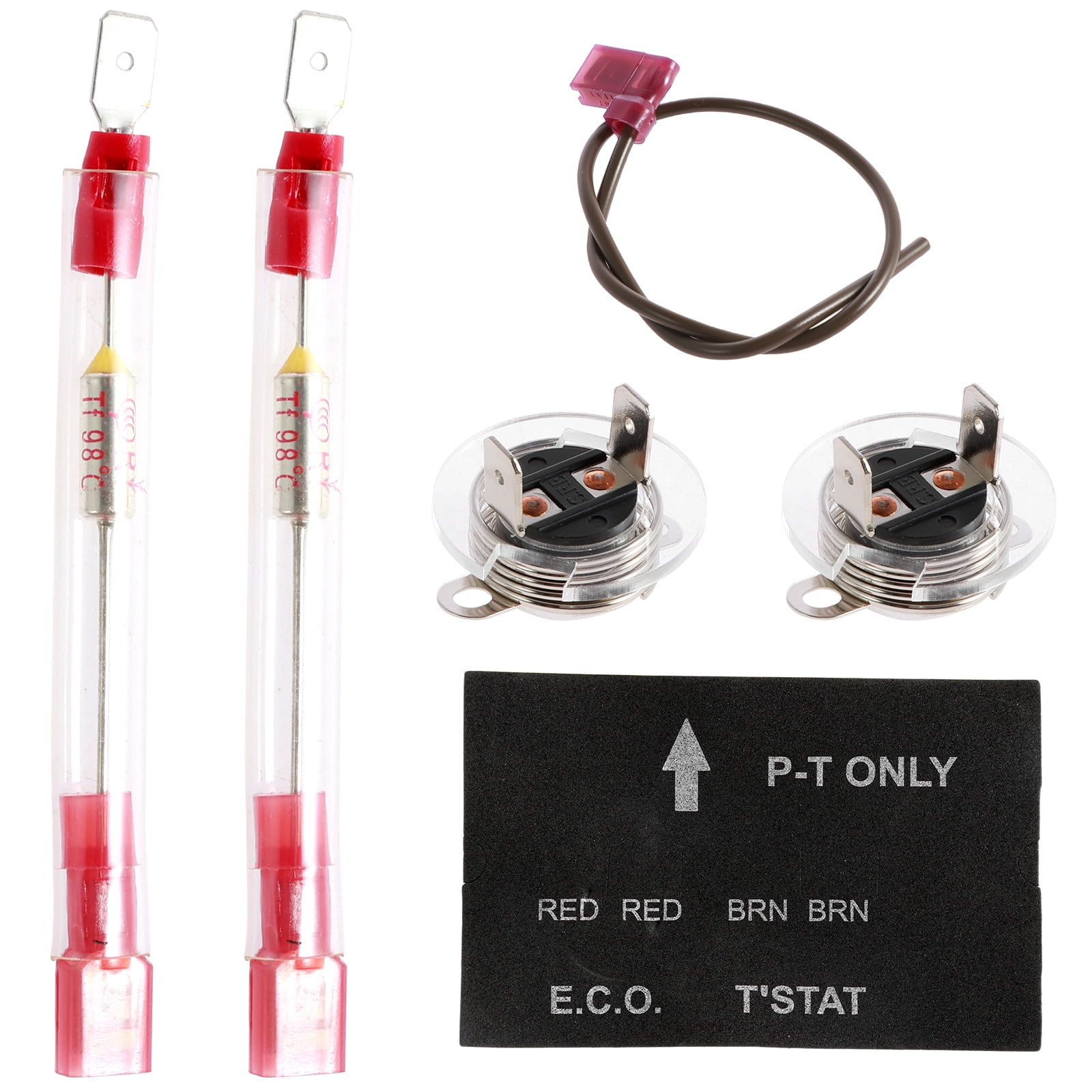 Adifare RV Water Heater Thermal Cutoff Kit with ECO Thermostat Assembly ...