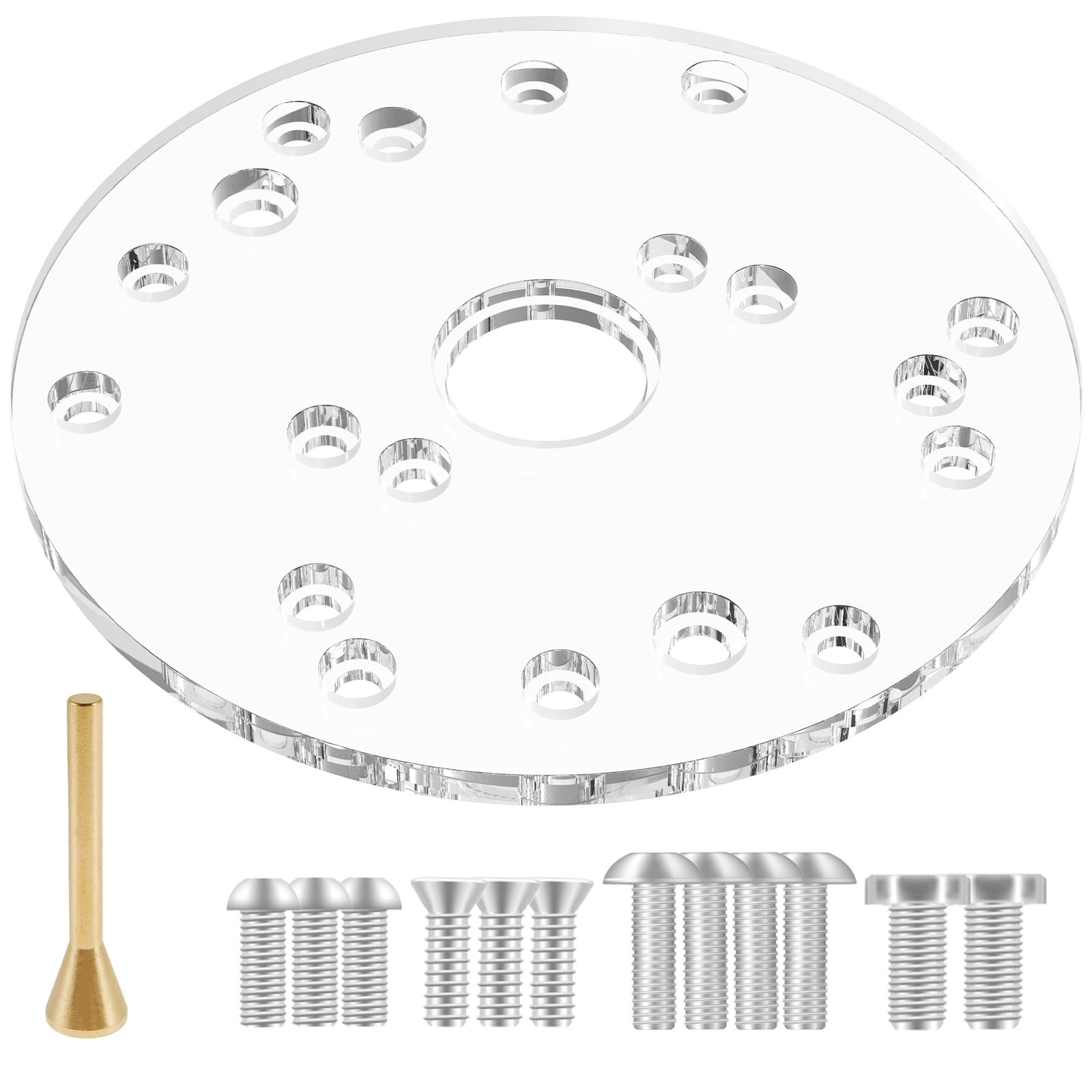 Adifare Router Base Plate 6.5inch Clear Acrylic Router Baseplate with ...