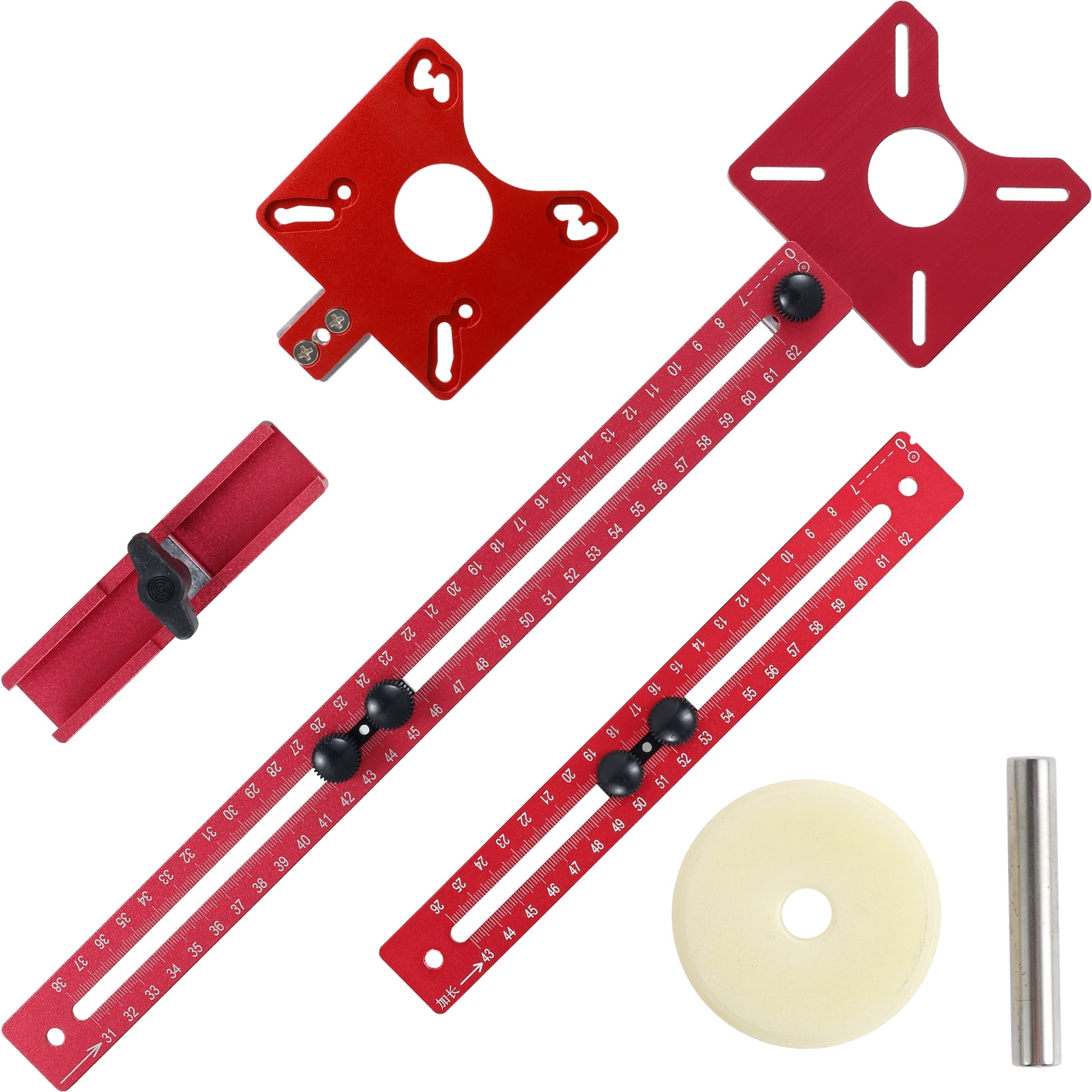 Adifare Router Milling Groove Bracket Aluminum Alloy Router Circle ...