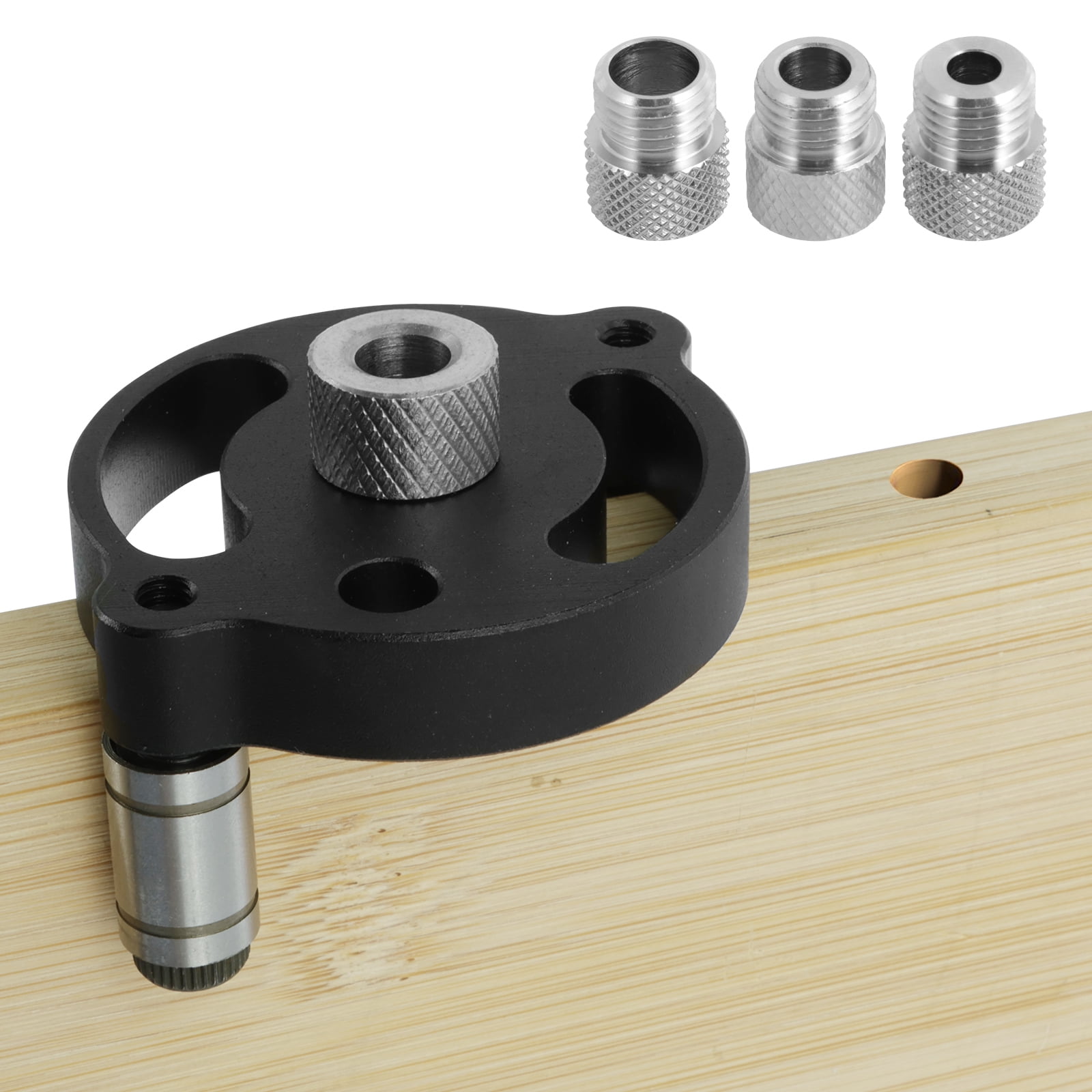 Adifare Self Centering Doweling Jig,Aluminum Alloy Dowel Drilling Guide ...